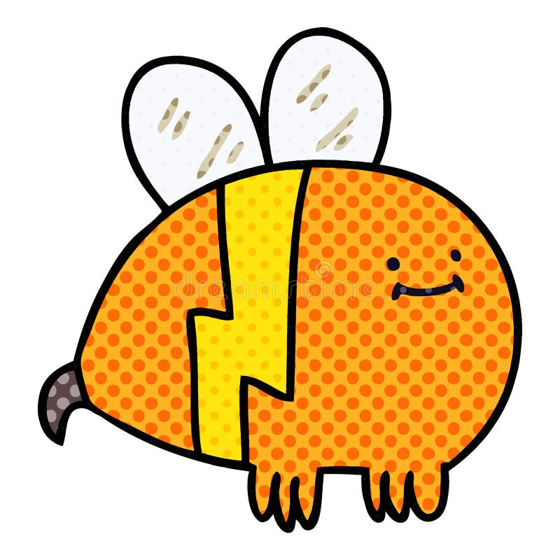 Bug Insect Nature Wildlife Bumblebee Bee Cute Cartoon Character Doodle ...