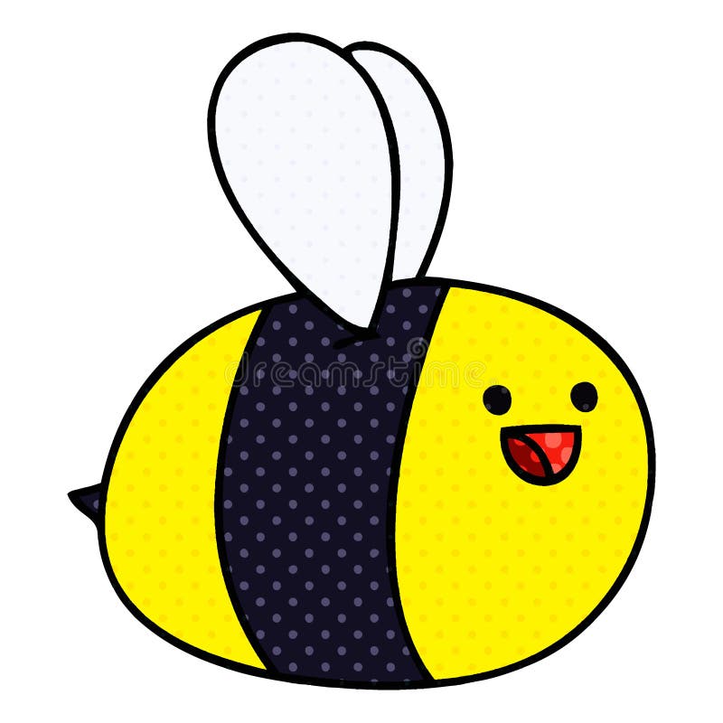 Bug Insect Nature Wildlife Bumblebee Bee Cute Cartoon Character Doodle ...
