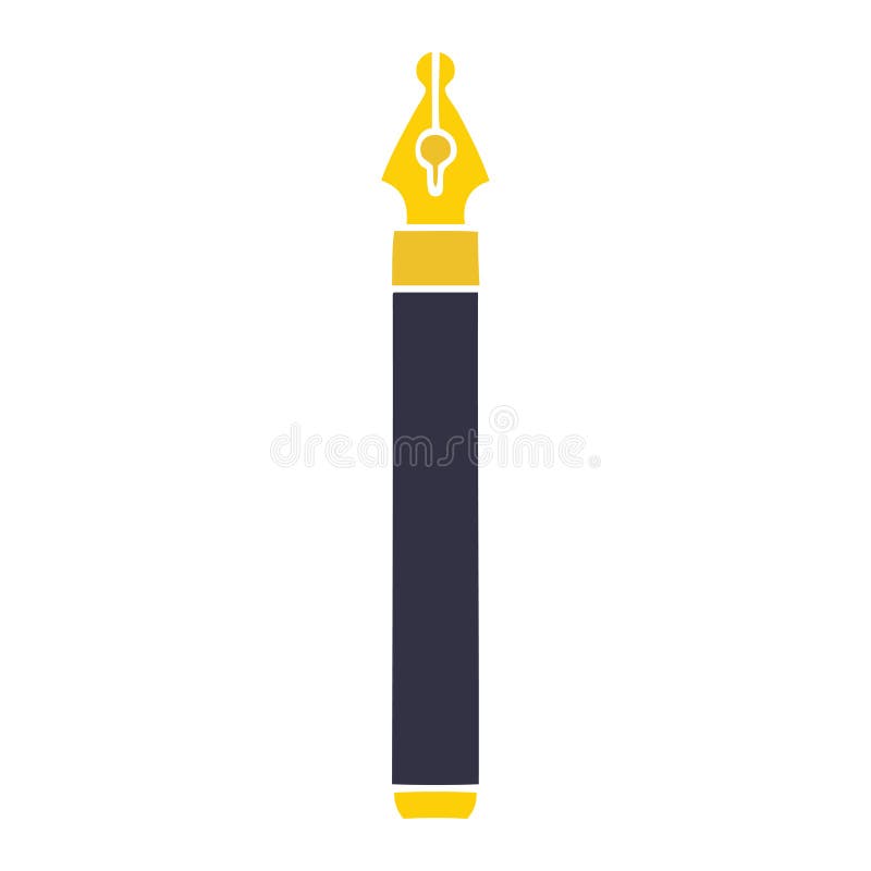A Creative Quirky Hand Drawn Cartoon Ink Pen Stock Vector ...