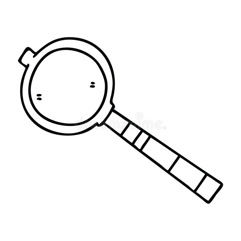 Line Drawing Magnifying Glass Stock Illustrations – 1,804 Line Drawing ...