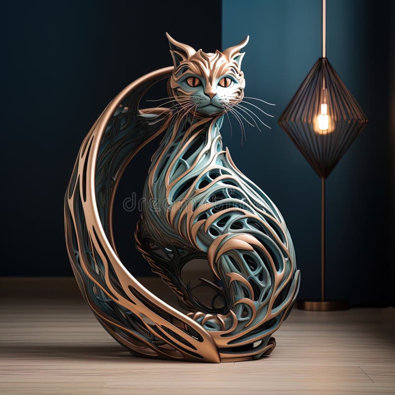 A Creative Rack, in the Form of a Rising Cat, Will Become Not only a ...