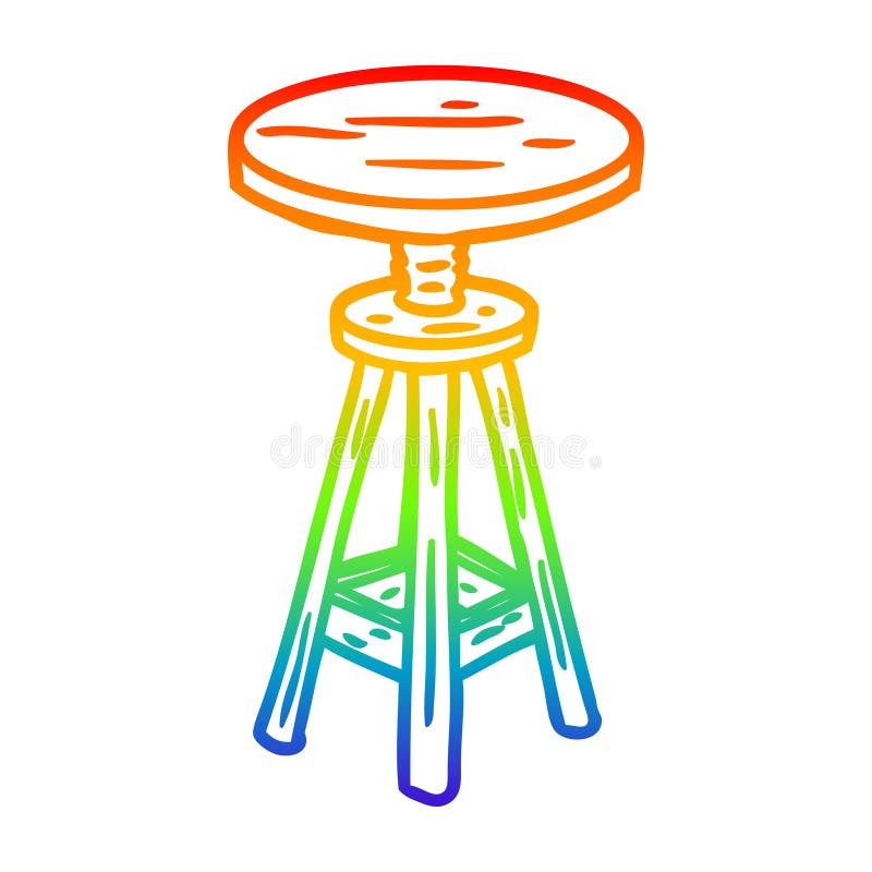 Stool Line Drawing Stock Illustrations – 1,025 Stool Line Drawing Stock ...