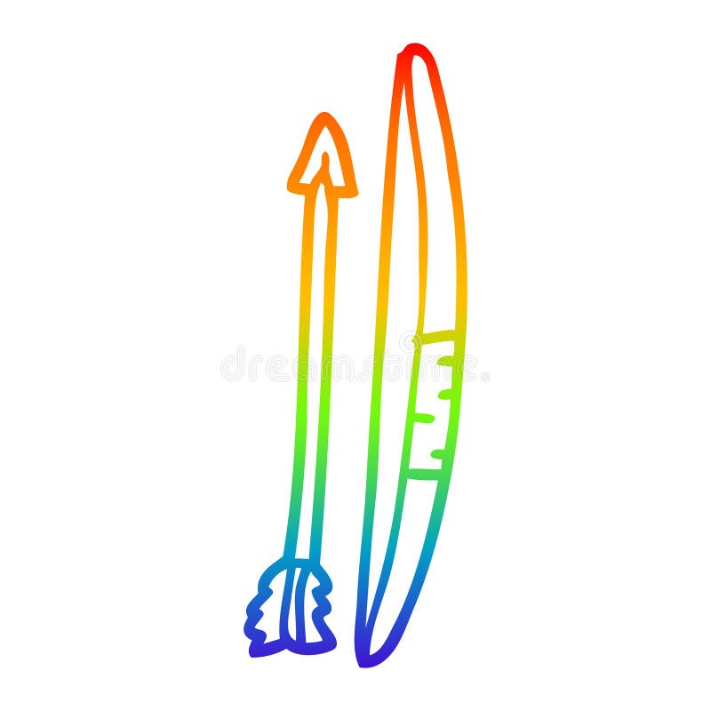 Arrow Bow Rainbow Stock Illustrations – 349 Arrow Bow Rainbow Stock ...