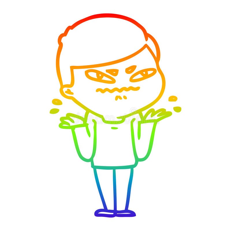 Cartoon Exasperated Stock Illustrations – 212 Cartoon Exasperated Stock ...