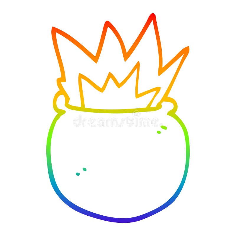 Cauldron Drawing Line Stock Illustrations – 574 Cauldron Drawing Line ...