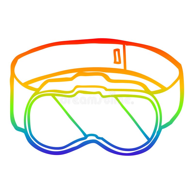 Rainbow Goggles Stock Illustrations – 778 Rainbow Goggles Stock ...