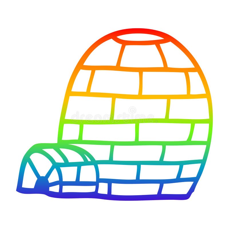 Igloo Line Art Stock Illustrations – 341 Igloo Line Art Stock ...
