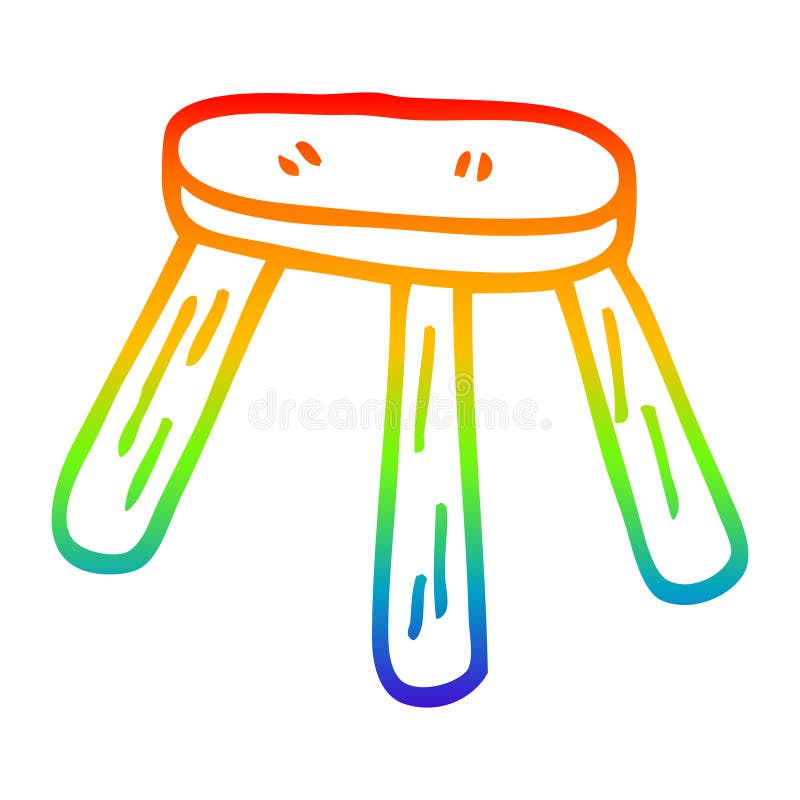 Stool Line Drawing Stock Illustrations – 927 Stool Line Drawing Stock ...
