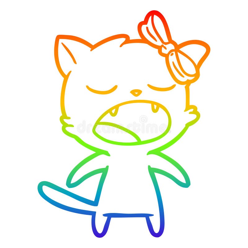 Cartoon Meowing Stock Illustrations – 636 Cartoon Meowing Stock ...