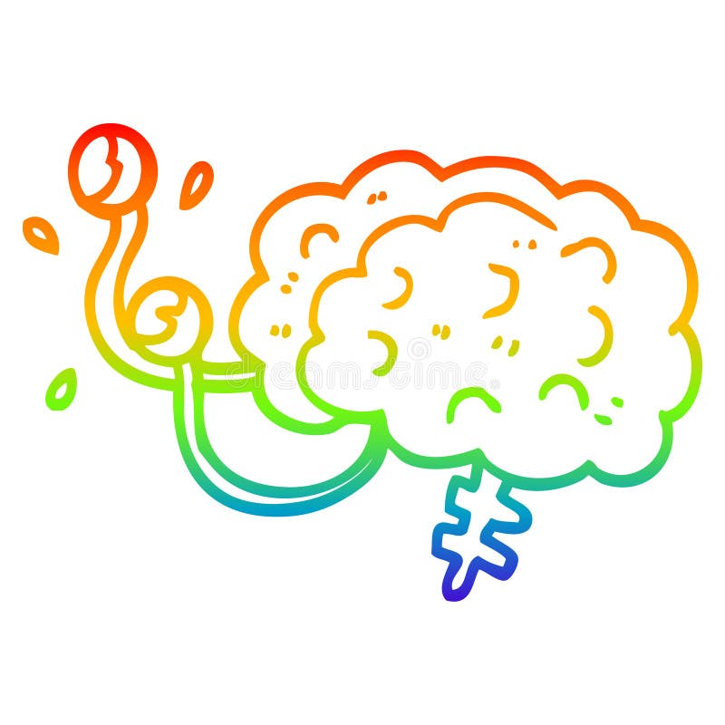 Monster Brain Head Vector Design Illustration Stock Vector ...