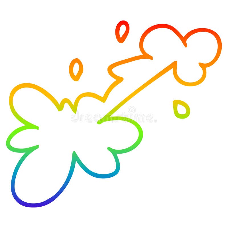 Rainbow splat stock vector. Illustration of digital, blue - 2746890
