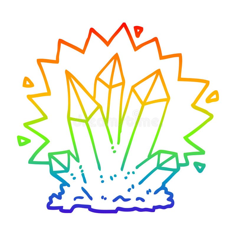 Cartoon crystals stock vector. Illustration of simple - 37011179