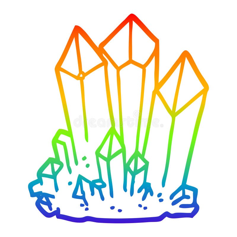 Cartoon crystals stock vector. Illustration of simple - 37011179