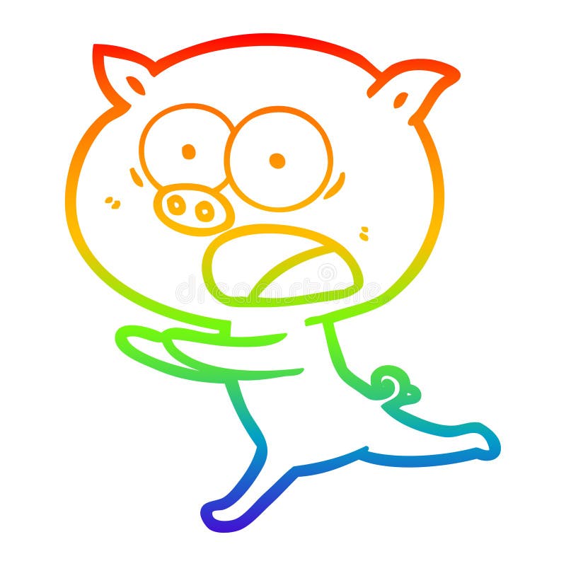 Pig Running Scared Stock Illustrations – 47 Pig Running Scared Stock ...