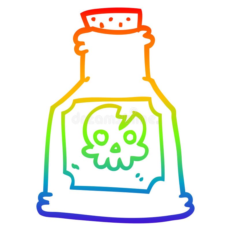 Poison Bottle Line Drawing Stock Illustrations – 495 Poison Bottle Line ...