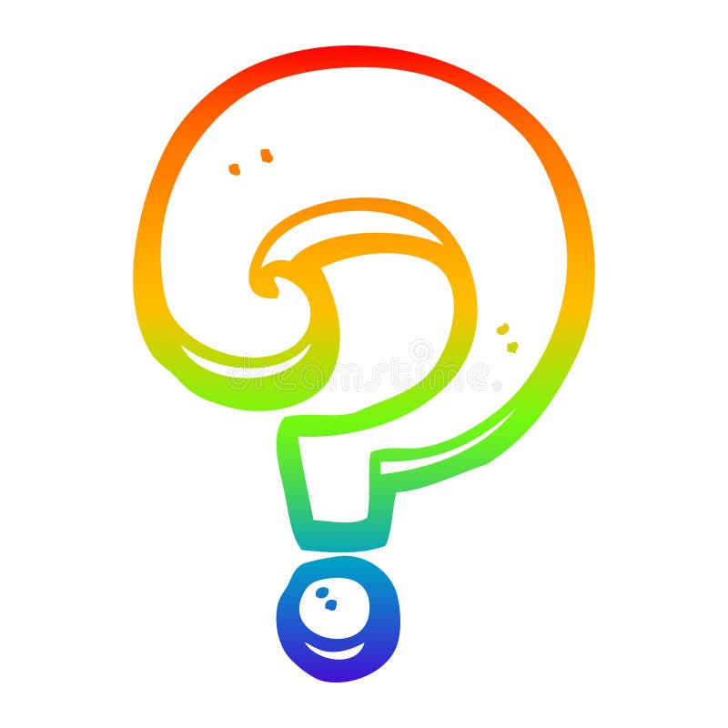 Question Mark Rainbow Stock Illustrations – 1,460 Question Mark Rainbow ...