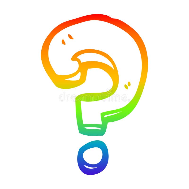 Question Mark Rainbow Stock Illustrations – 1,460 Question Mark Rainbow ...