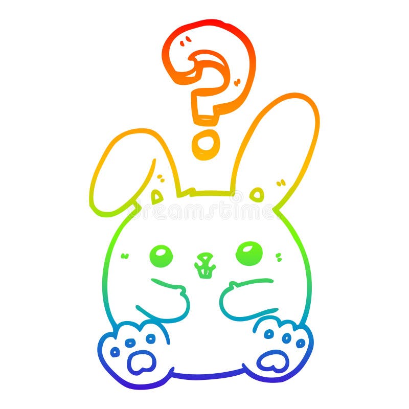 Cartoon Rabbit With Love Heart Stock Vector - Illustration of cute ...