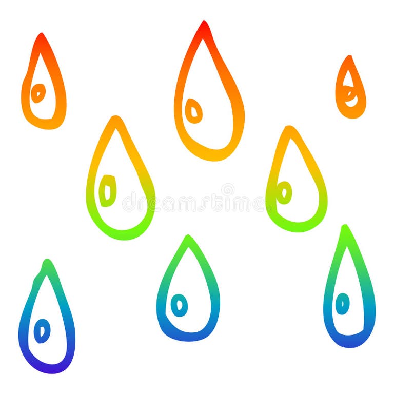 Line Drawing Raindrops Stock Illustrations – 3,382 Line Drawing ...
