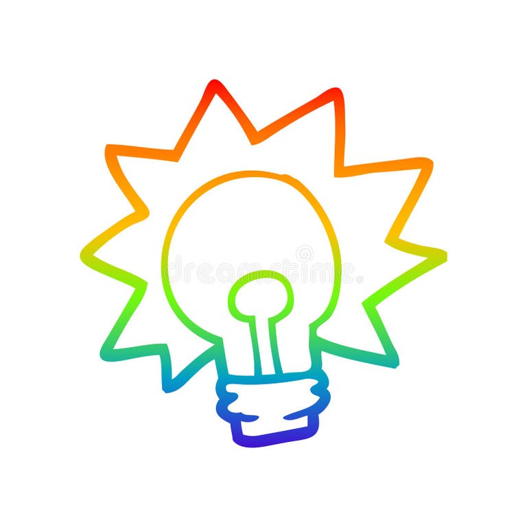 Light Bulb Rainbow Stock Illustrations – 1,750 Light Bulb Rainbow Stock ...