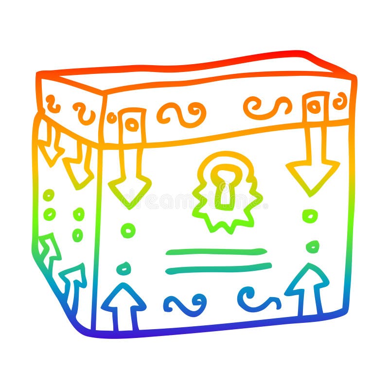 Treasure Chest Rainbow Stock Illustrations – 170 Treasure Chest Rainbow ...