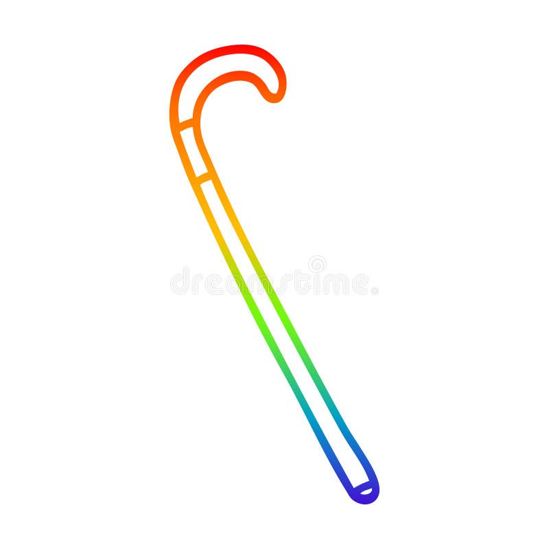 Walking Stick Line Drawing Stock Illustrations – 409 Walking Stick Line ...