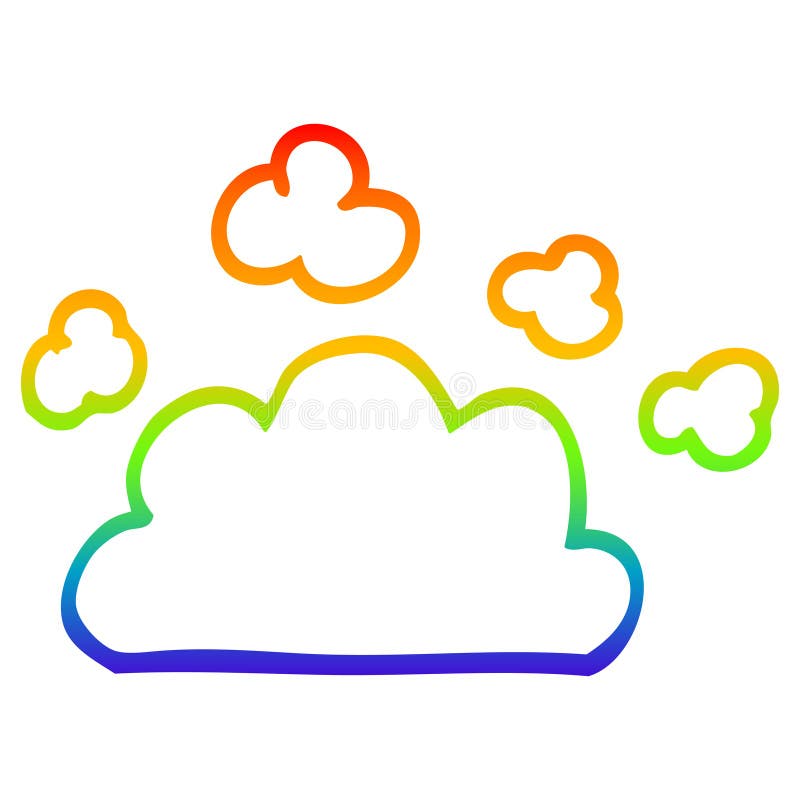 Cloud Line Drawing Stock Illustrations – 88,608 Cloud Line Drawing ...