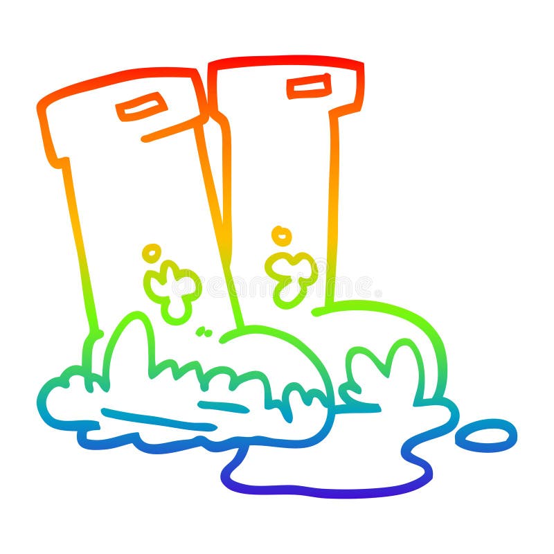 Wellies Drawing Stock Illustrations – 348 Wellies Drawing Stock ...