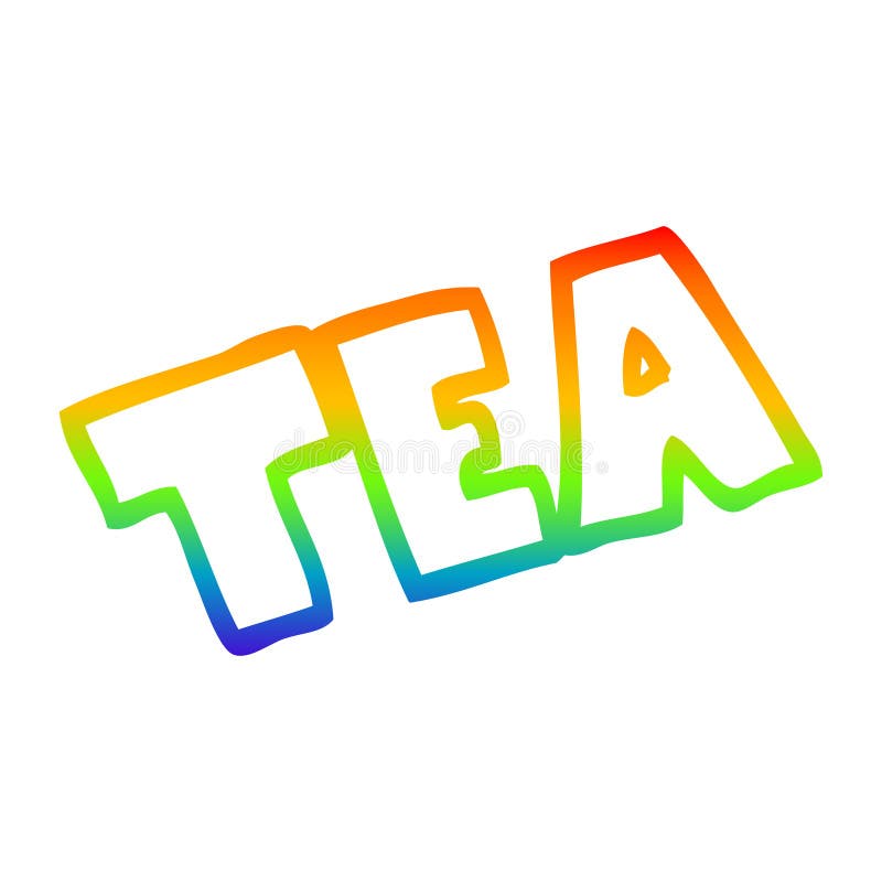 The word of Tea stock illustration. Illustration of taste - 4131159