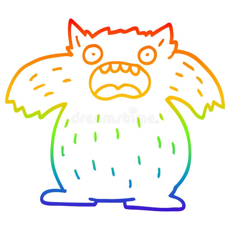 Yeti Line Drawing Stock Illustrations – 628 Yeti Line Drawing Stock ...