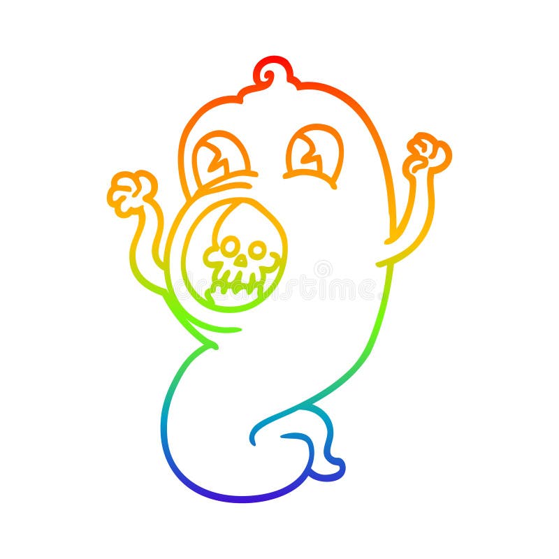 Rainbow Ghost Stock Illustrations – 1,042 Rainbow Ghost Stock ...