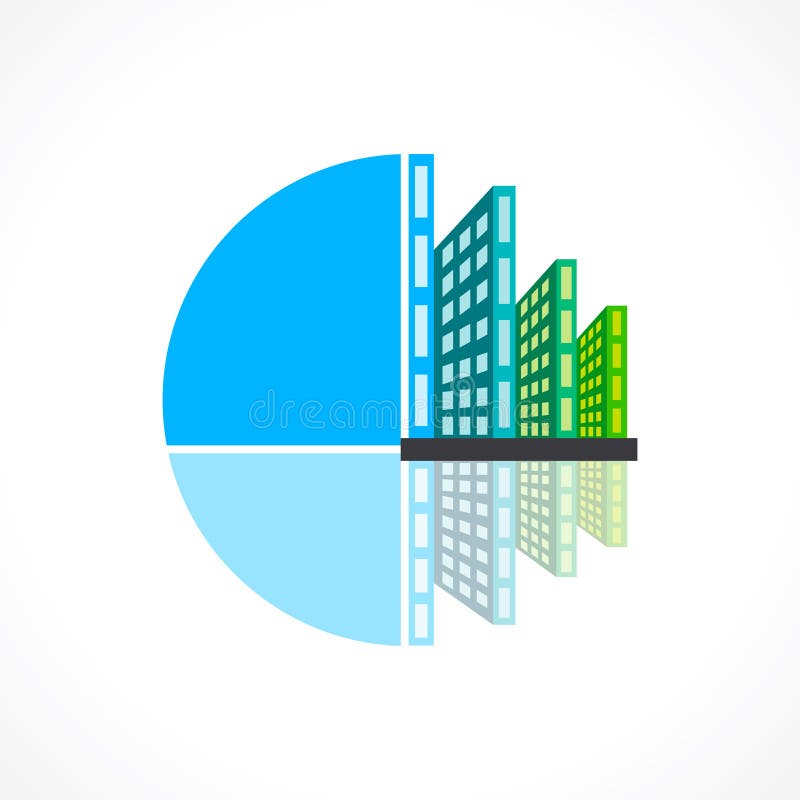 Creative Real Estate Icon Vector Stock Vector - Illustration of ...