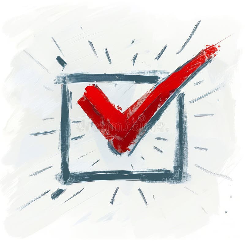 Bold Red Check Mark Stock Illustrations – 289 Bold Red Check Mark Stock Illustrations, Vectors ...