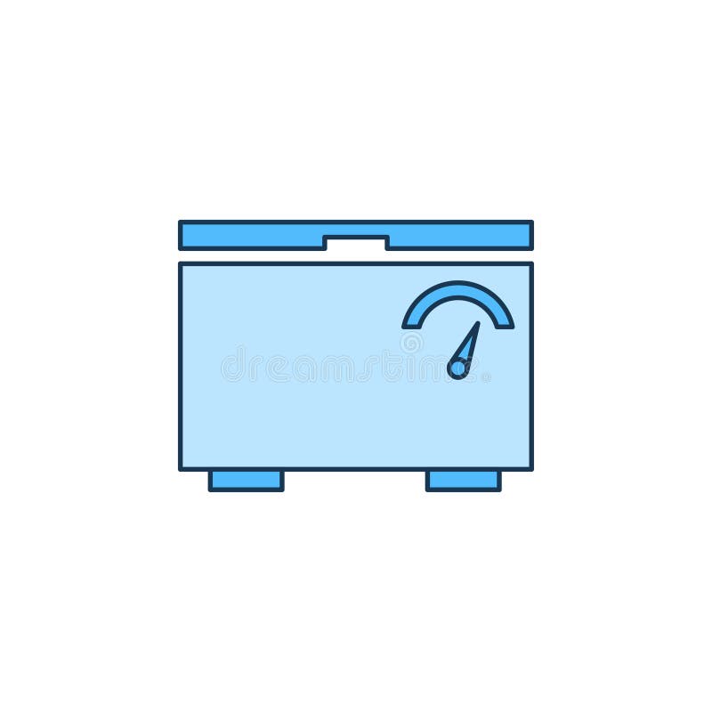 Creative Refrigerator Freezer Icon Vector Stock Vector - Illustration ...