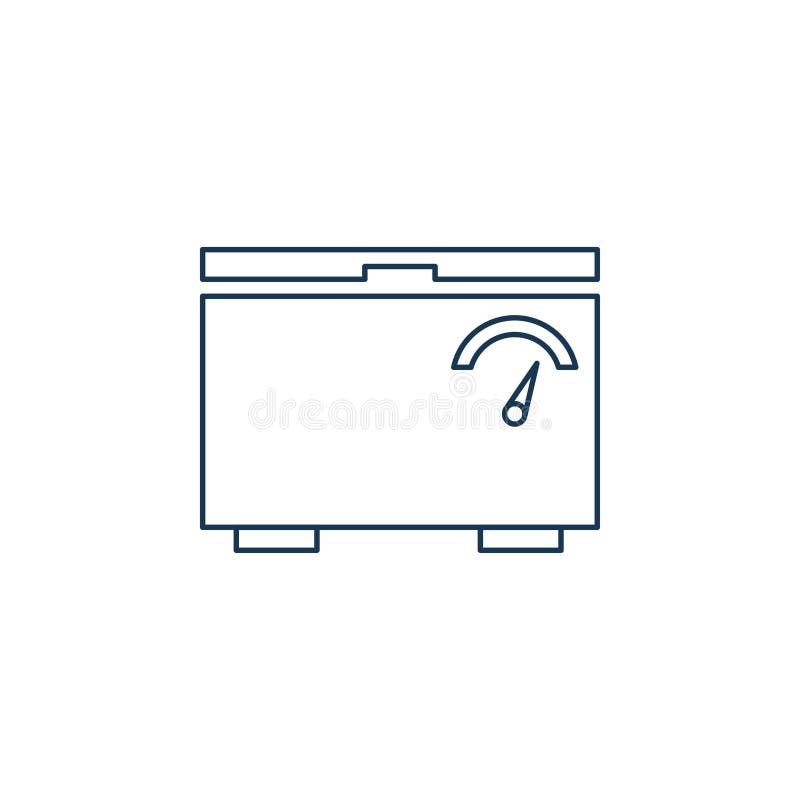 Creative Refrigerator Freezer Icon Vector Stock Vector - Illustration ...