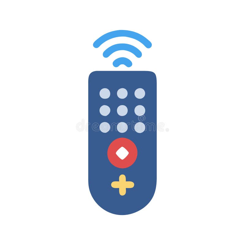 Creative Remote Control for Unique Designs Stock Illustration ...