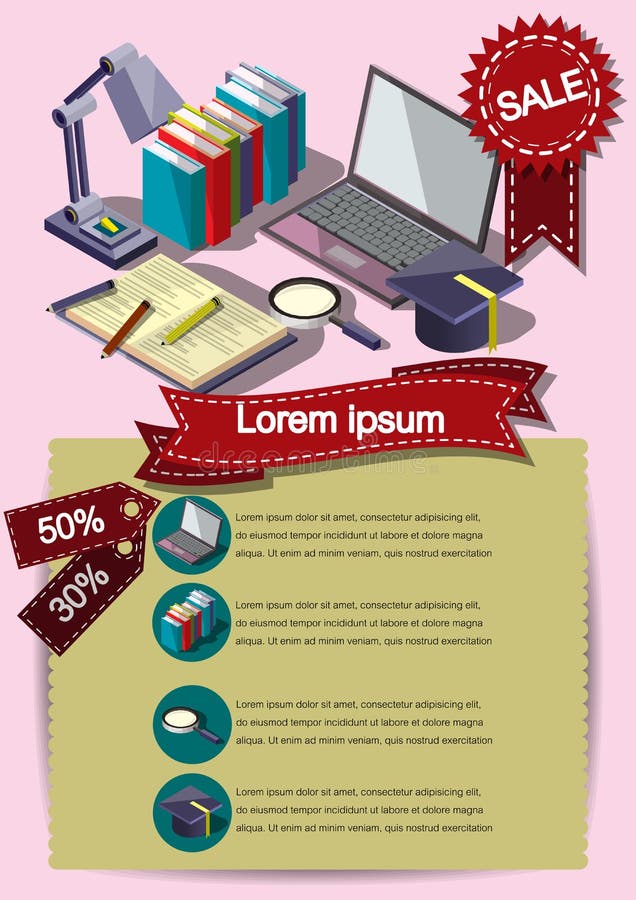 Creative Report Template Flyer Brochure Vector Paper Design Template ...