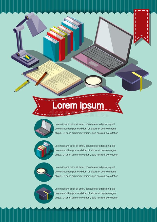 Creative Report Template Flyer Brochure Vector Paper Design Template ...