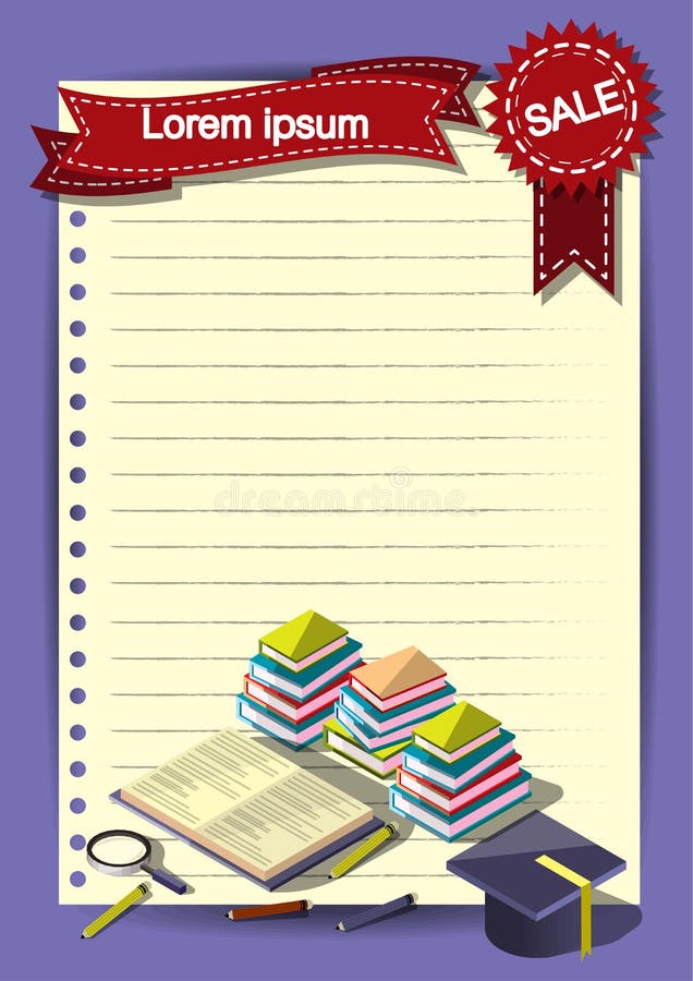 Creative Report Template Flyer Brochure Vector Paper Design Template ...