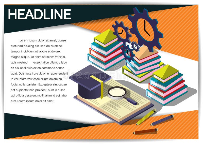 Creative Report Template Flyer Brochure Vector Paper Design Template ...