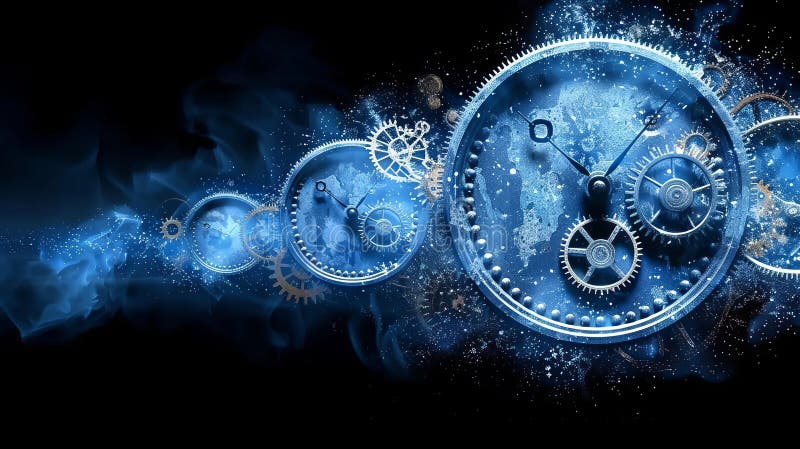 Cosmic Gears Motion Abstract Space Background Stock Photos - Free ...