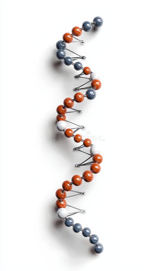 A Creative Representation of a DNA Double Helix Model Showcasing ...