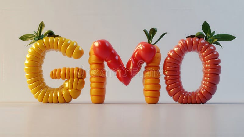 Gmo Vegetables Concept Creative Lettering Stock Photos - Free & Royalty ...