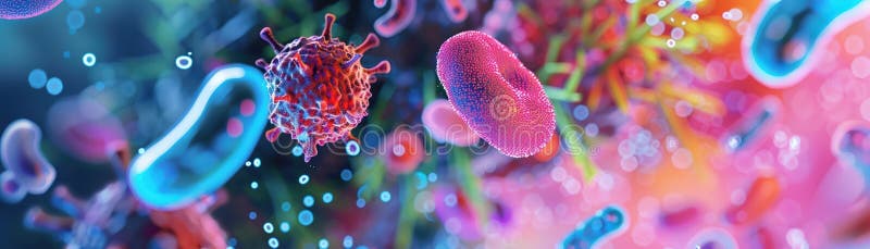 Creative Representation of Human Microbiome with Abstract Organic ...