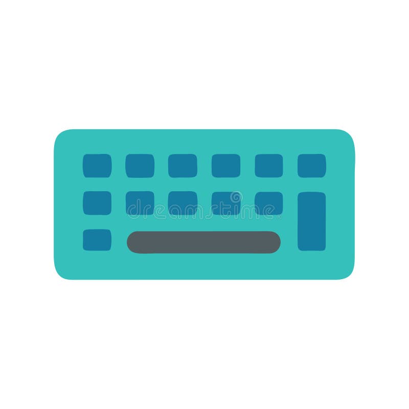 Creative Keyboard Key Icon Representation Stock Illustration ...
