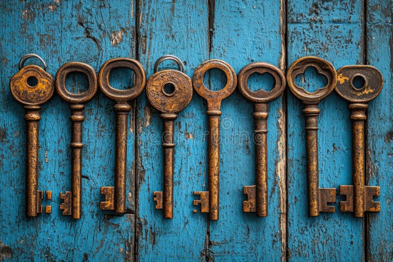 A Creative Representation of Keys, Perfect for Themes Involving ...