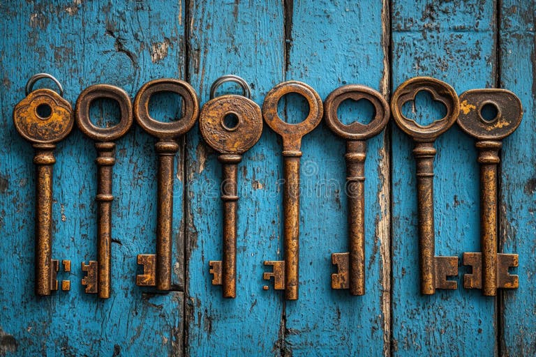 A Creative Representation of Keys, Perfect for Themes Involving ...