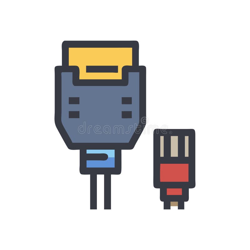 Creative Network Adapter Icon Representation Stock Vector ...