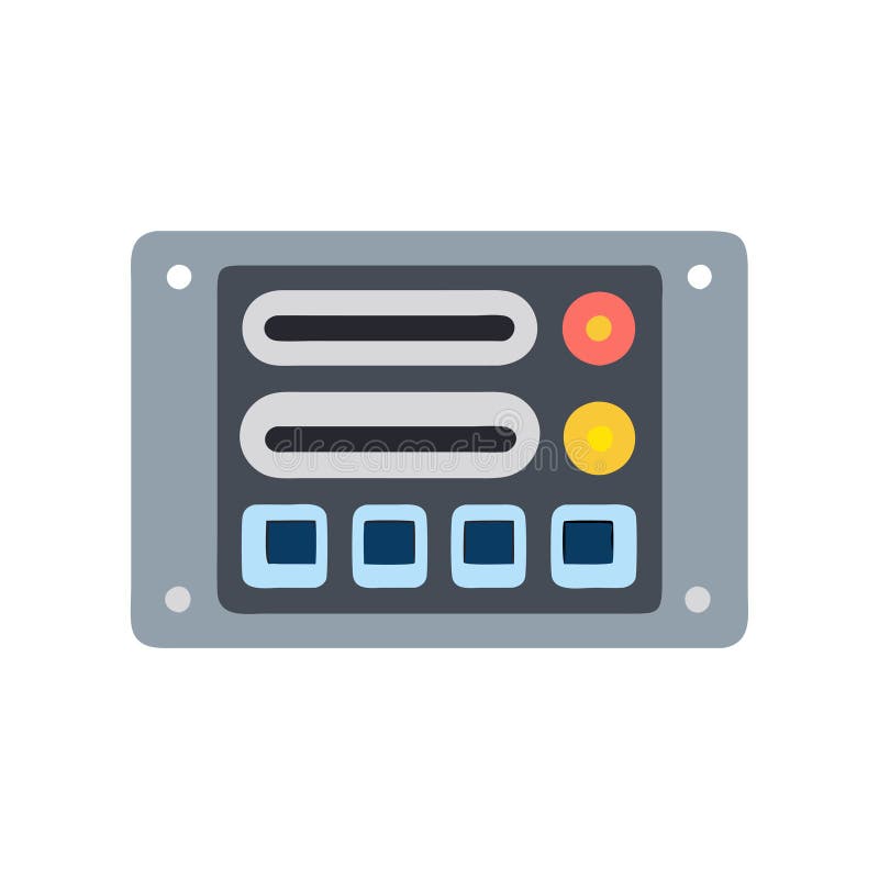 Creative RAID Controller Icon Representation Stock Vector ...