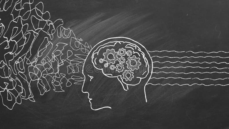 Creative Representation of Thought Processes. Stock Video - Video of ...